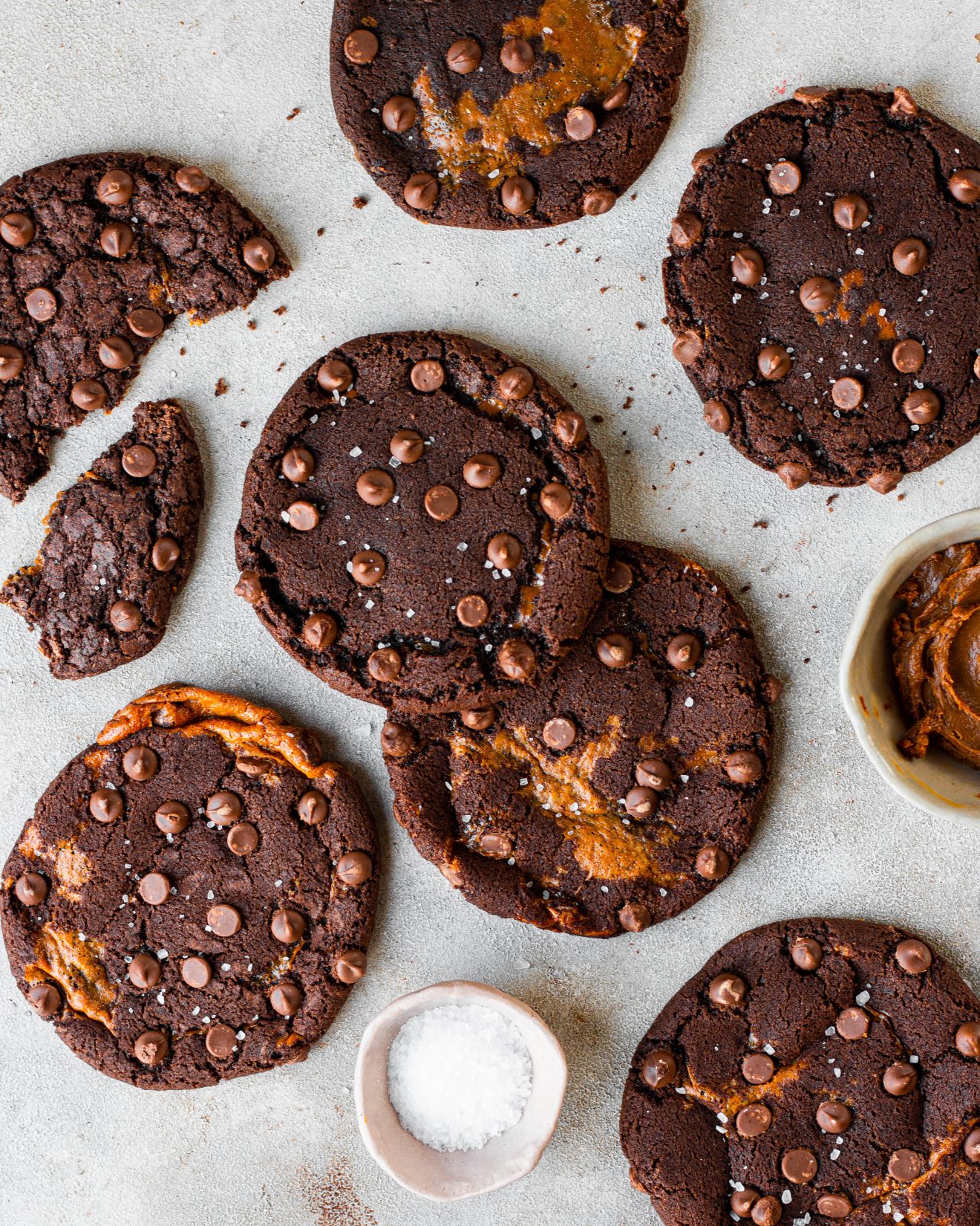Chocolate Caramel Cookies - Bake with Shivesh