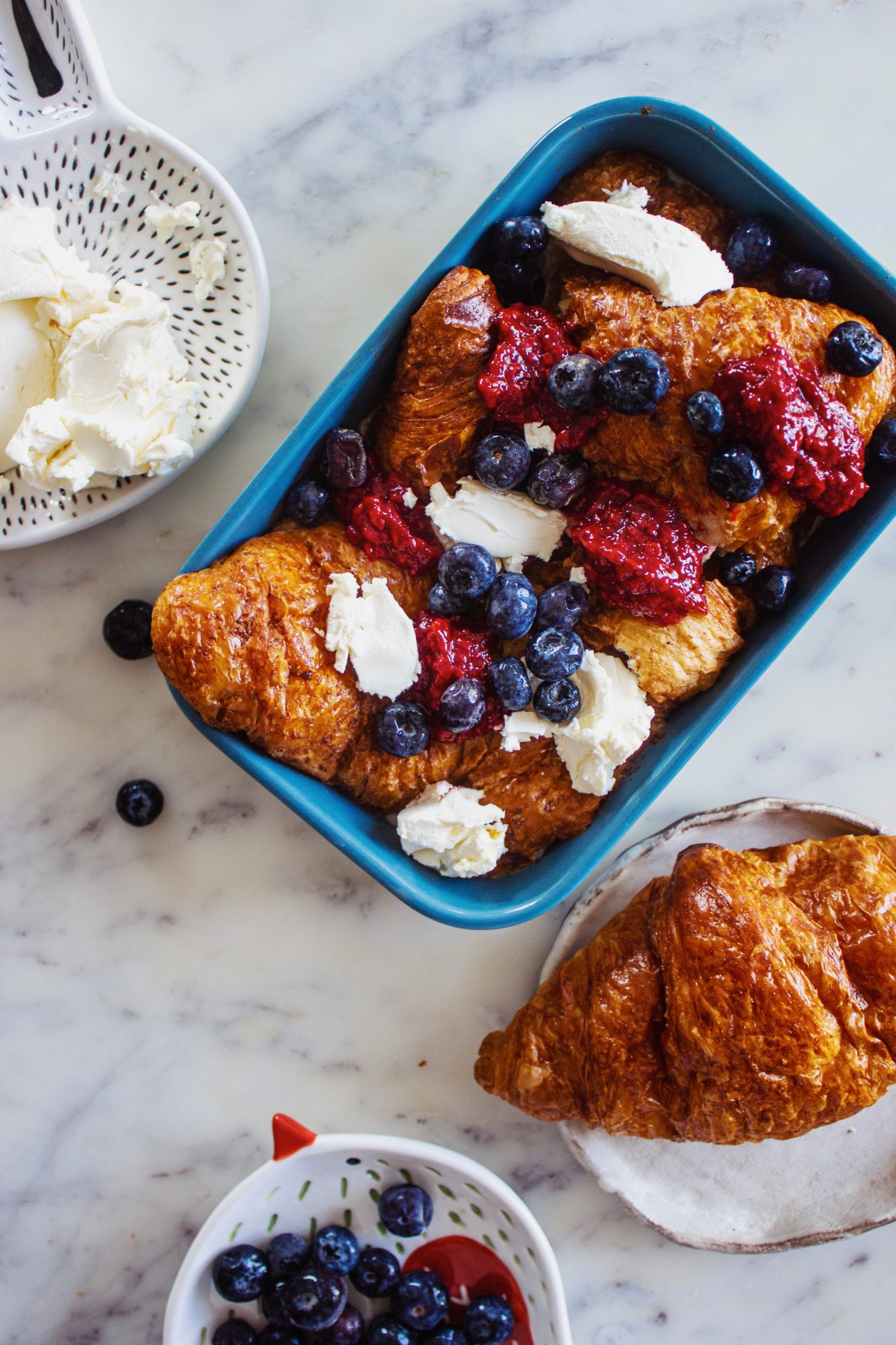 Croissant Pudding - Bake with Shivesh