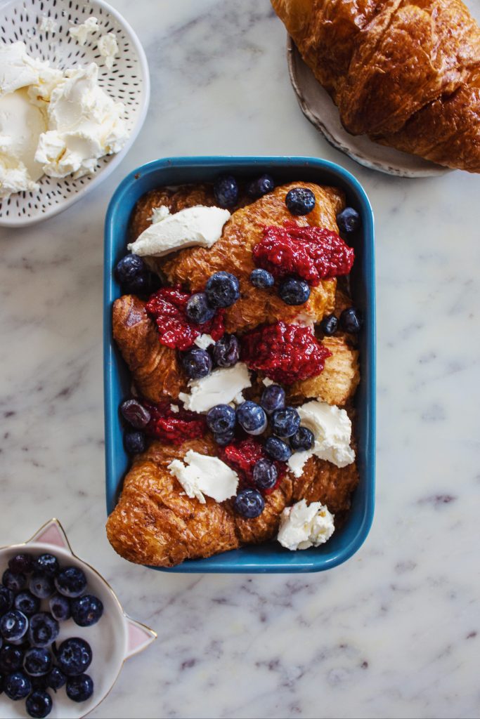 Croissant Pudding - Bake with Shivesh