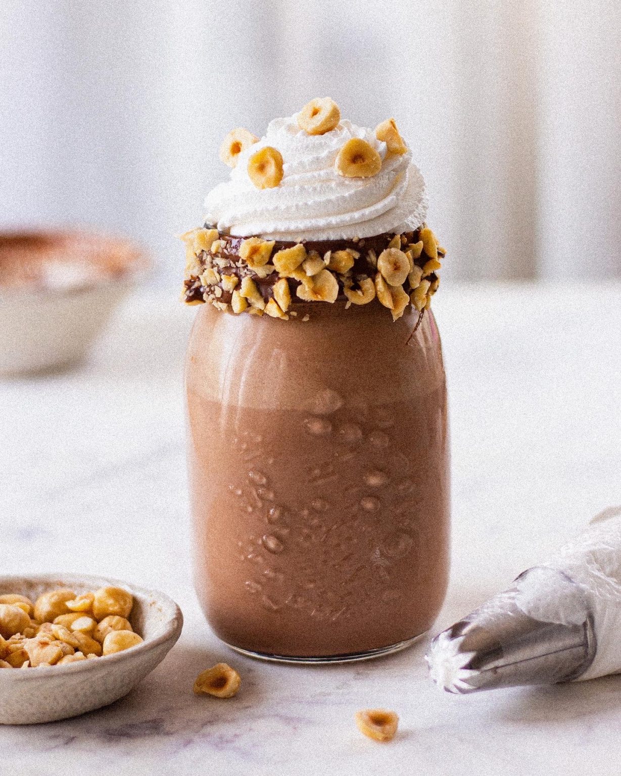 Easy Nutella Milkshake Recipe | Bake with Shivesh