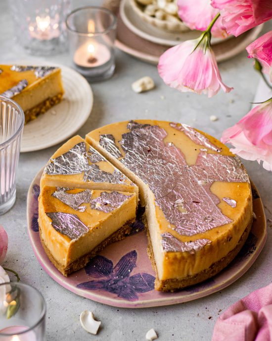 Kaju Katli Cheesecake - Bake with Shivesh