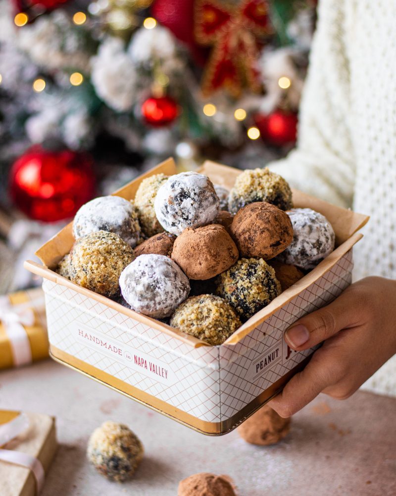 Christmas Rum Balls - Bake with Shivesh