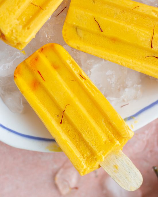 Mango Lassi Popsicles - Bake with Shivesh