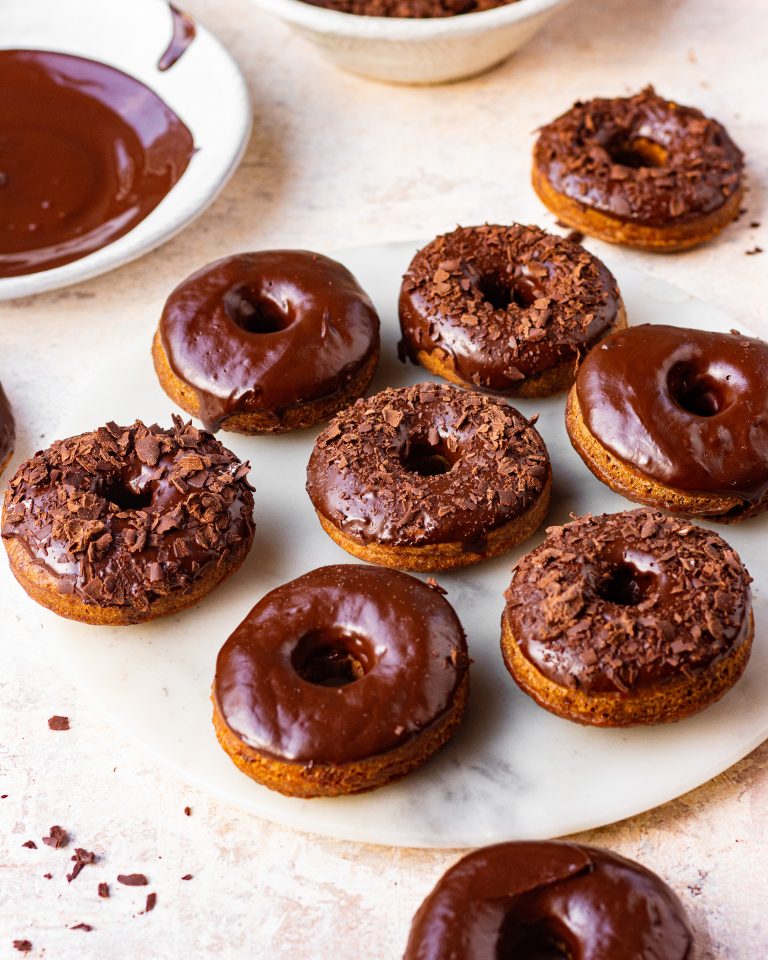 Triple chocolate donuts: eggless & no yeast - Bake with Shivesh