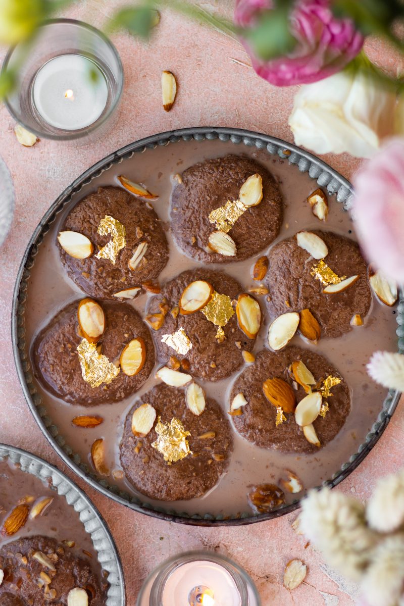 CHOCOLATE RASMALAI - Bake with Shivesh
