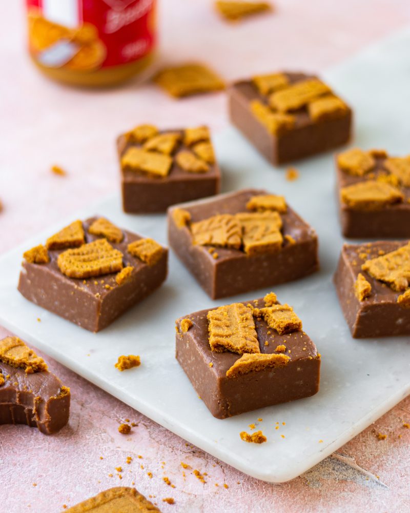 Biscoff Fudge - Bake with Shivesh