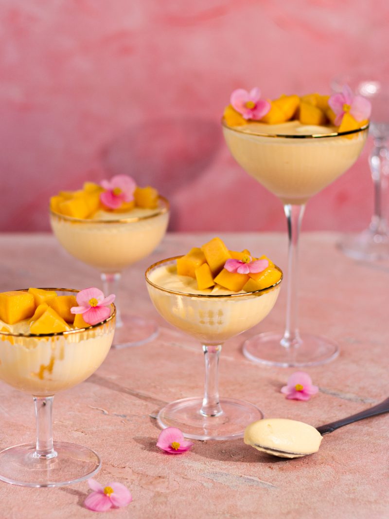 Mango Mousse - Bake with Shivesh