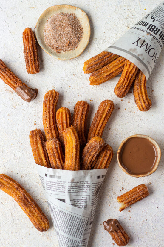 EGGLESS CHURROS - Bake with Shivesh