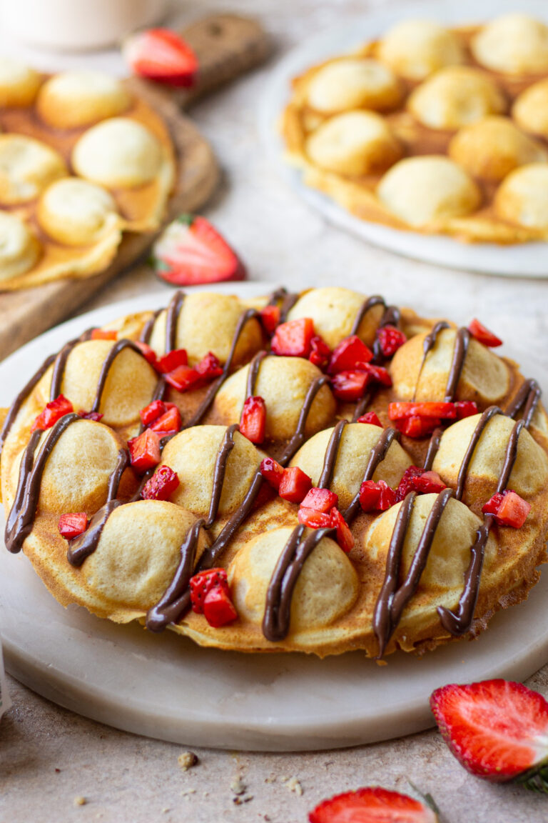 BUBBLE WAFFLE - Bake with Shivesh