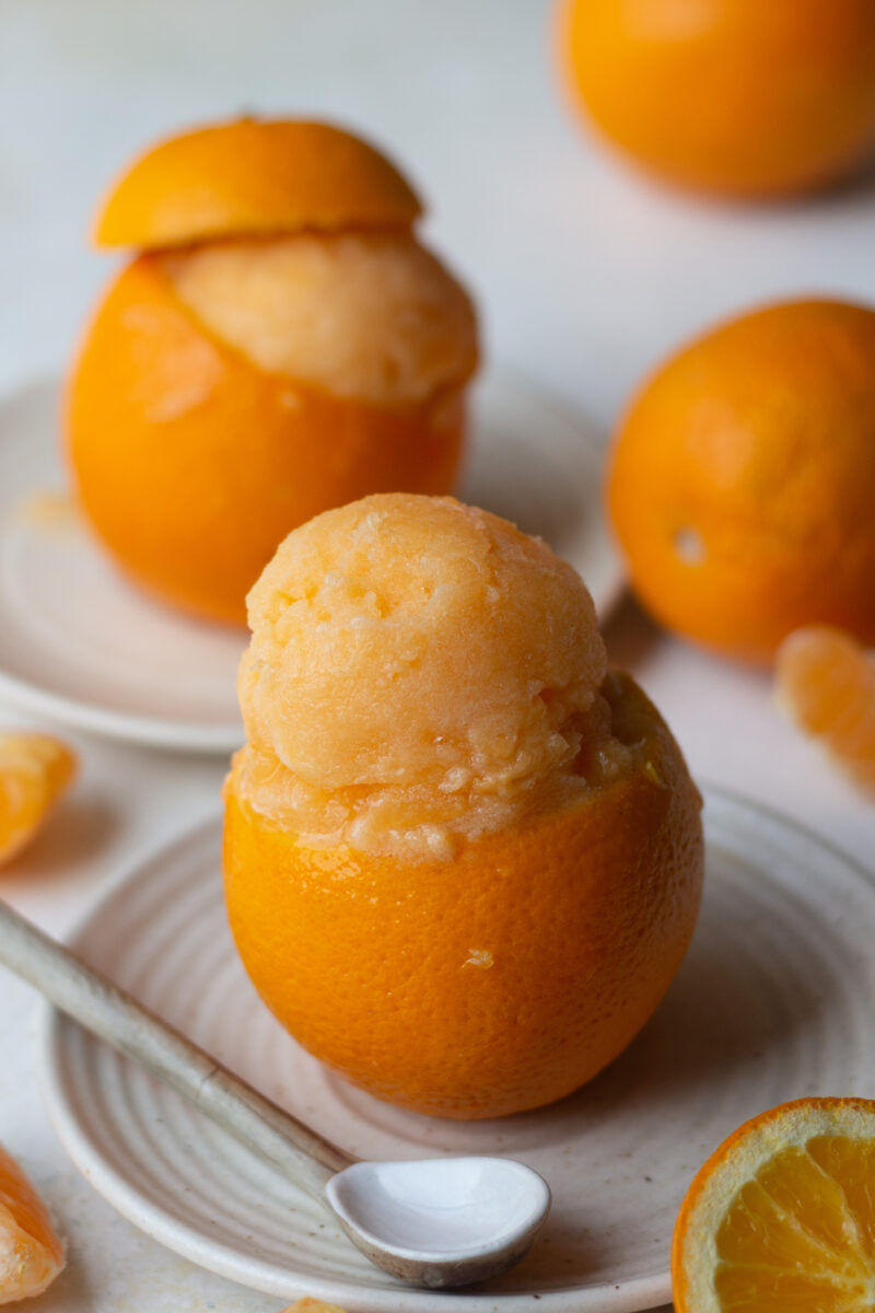 ORANGE SORBET - Bake with Shivesh