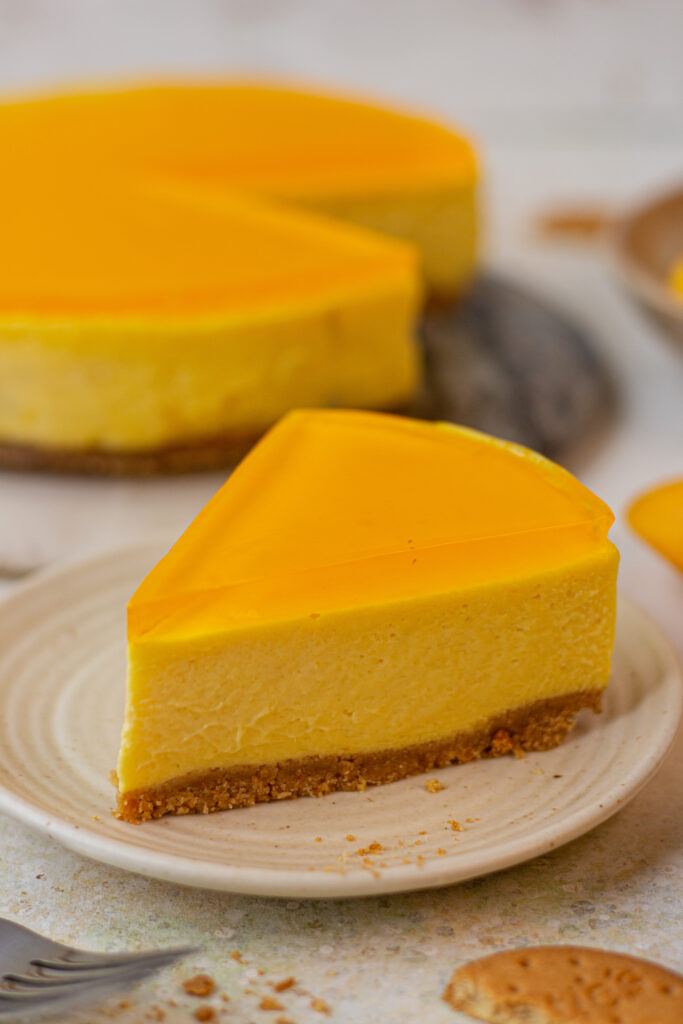 BAKED MANGO CHEESECAKE - Bake with Shivesh