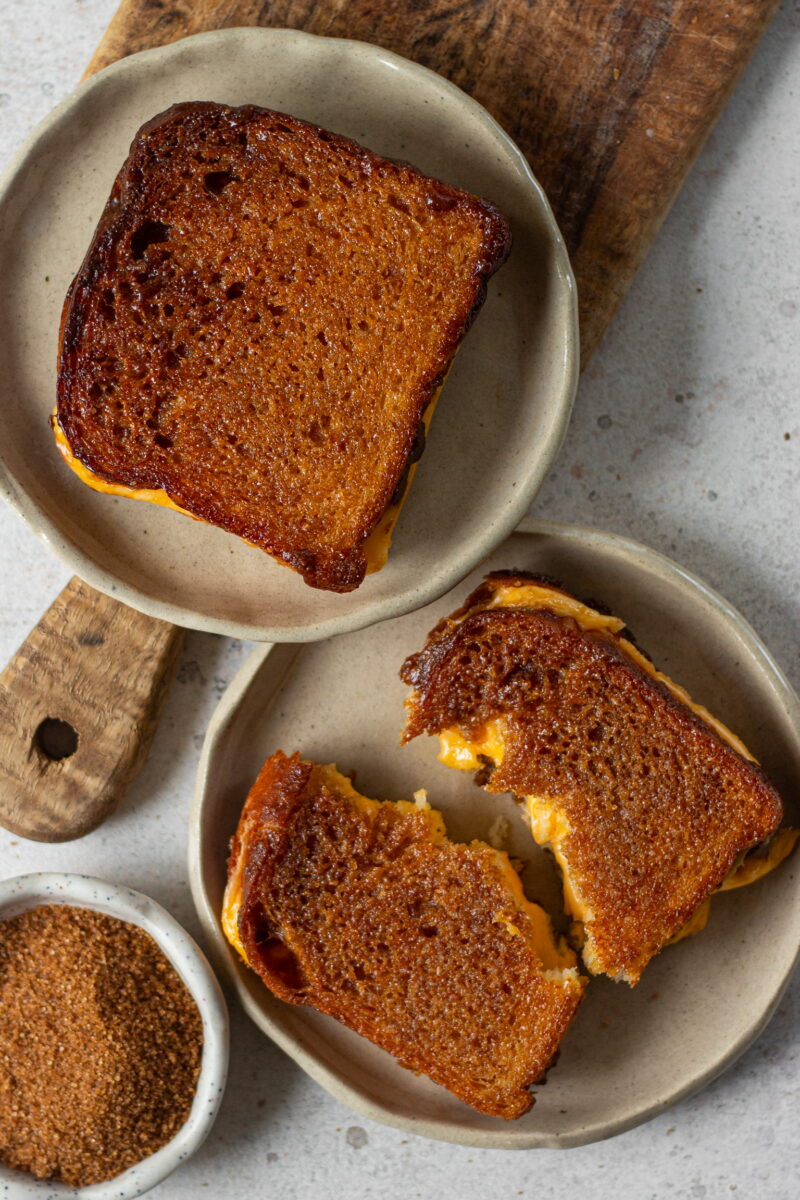 CARAMELISED CHEESE TOAST - Bake with Shivesh