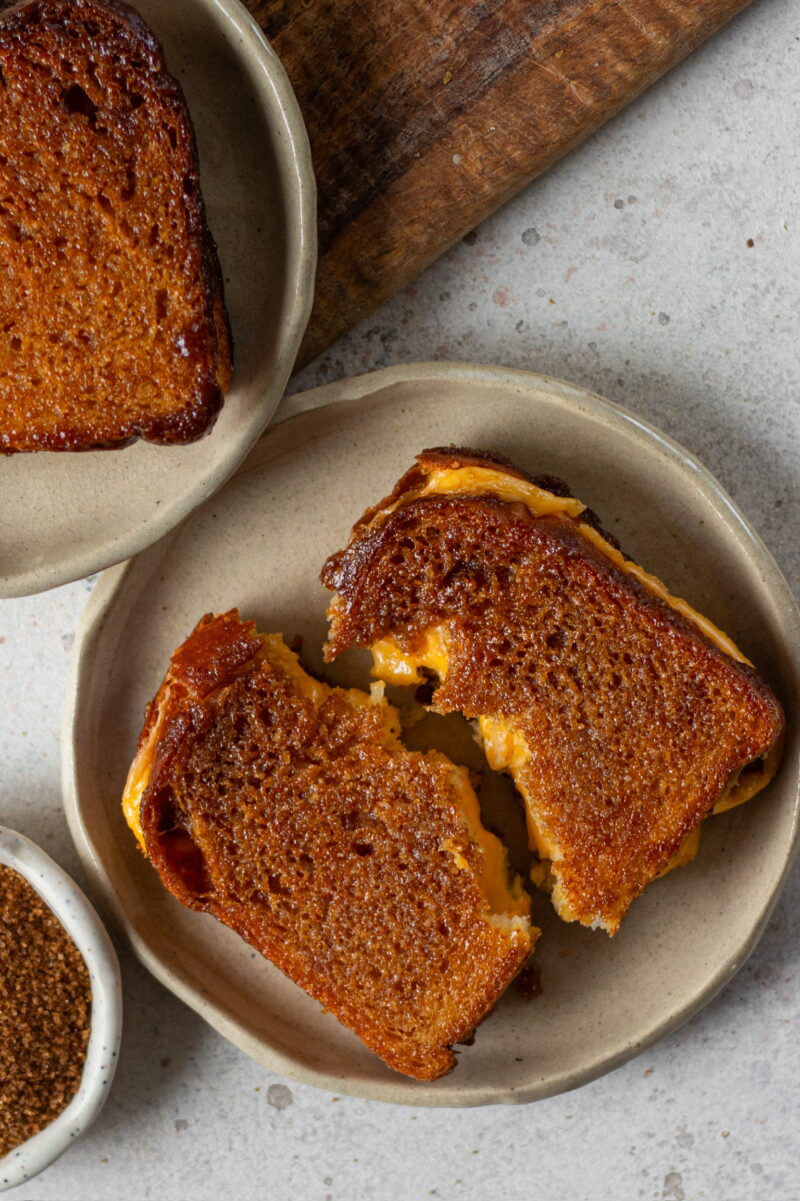 CARAMELISED CHEESE TOAST - Bake with Shivesh