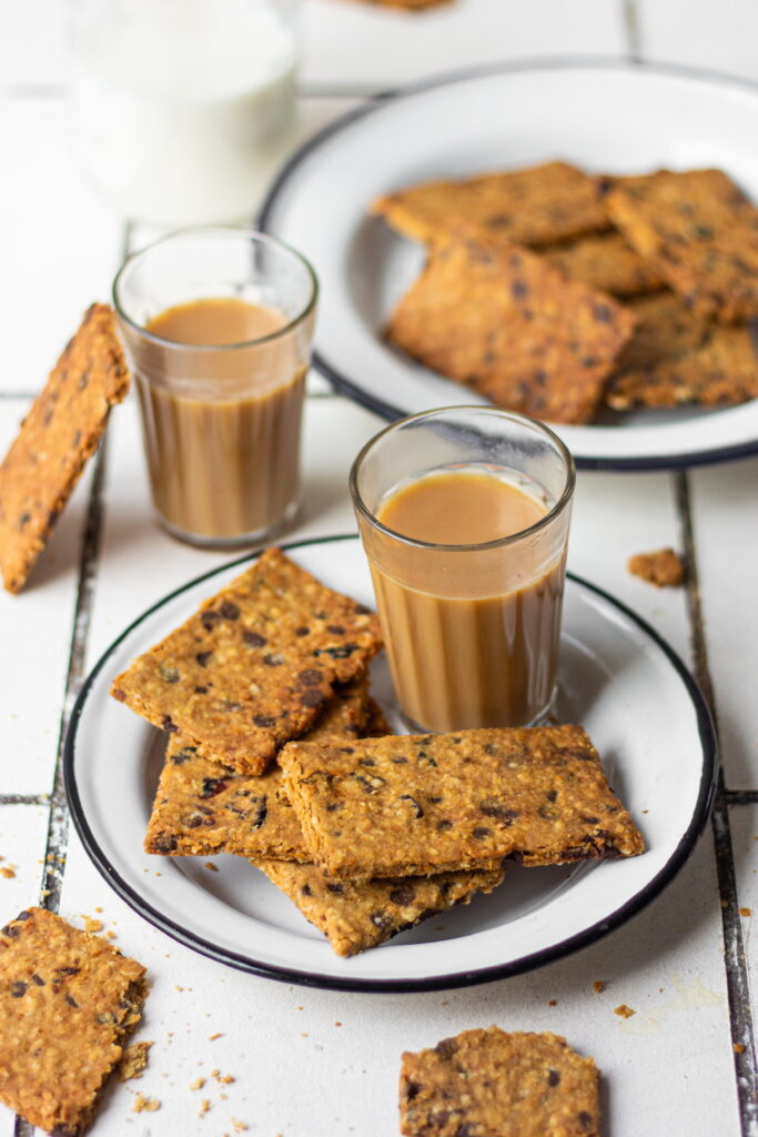 OATS & ATTA BISCUITS - Bake with Shivesh