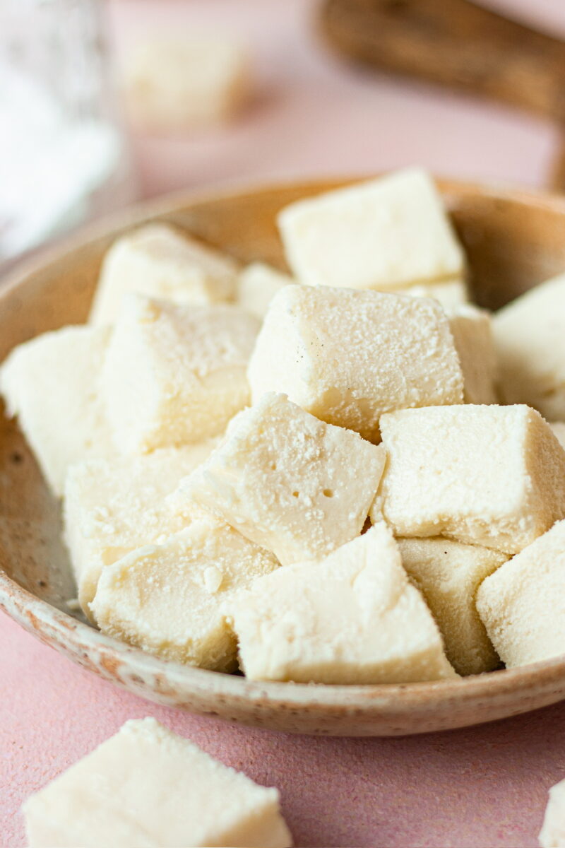 milk pudding bites - Bake with Shivesh