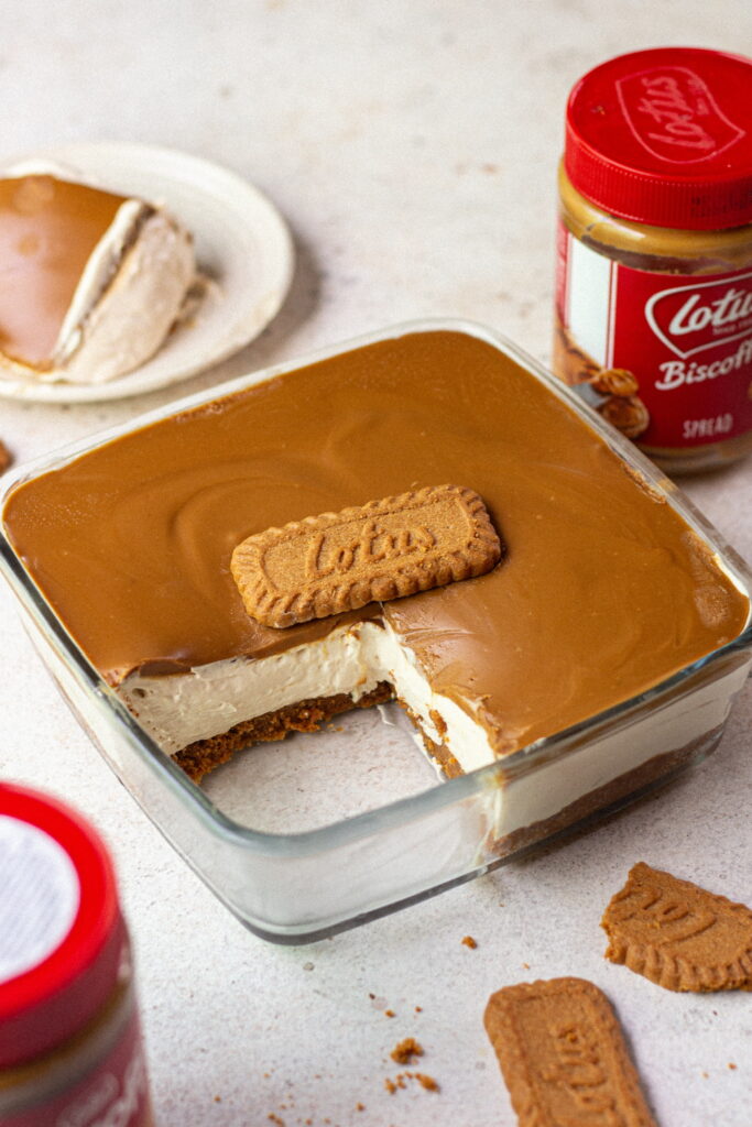 NO BAKE EGGLESS BISCOFF CHEESECAKE - Bake with Shivesh