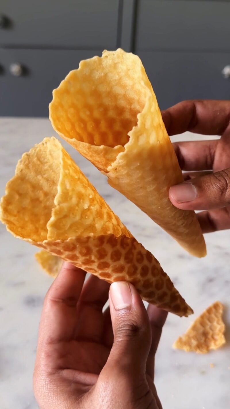 ICE CREAM CONE - Bake with Shivesh