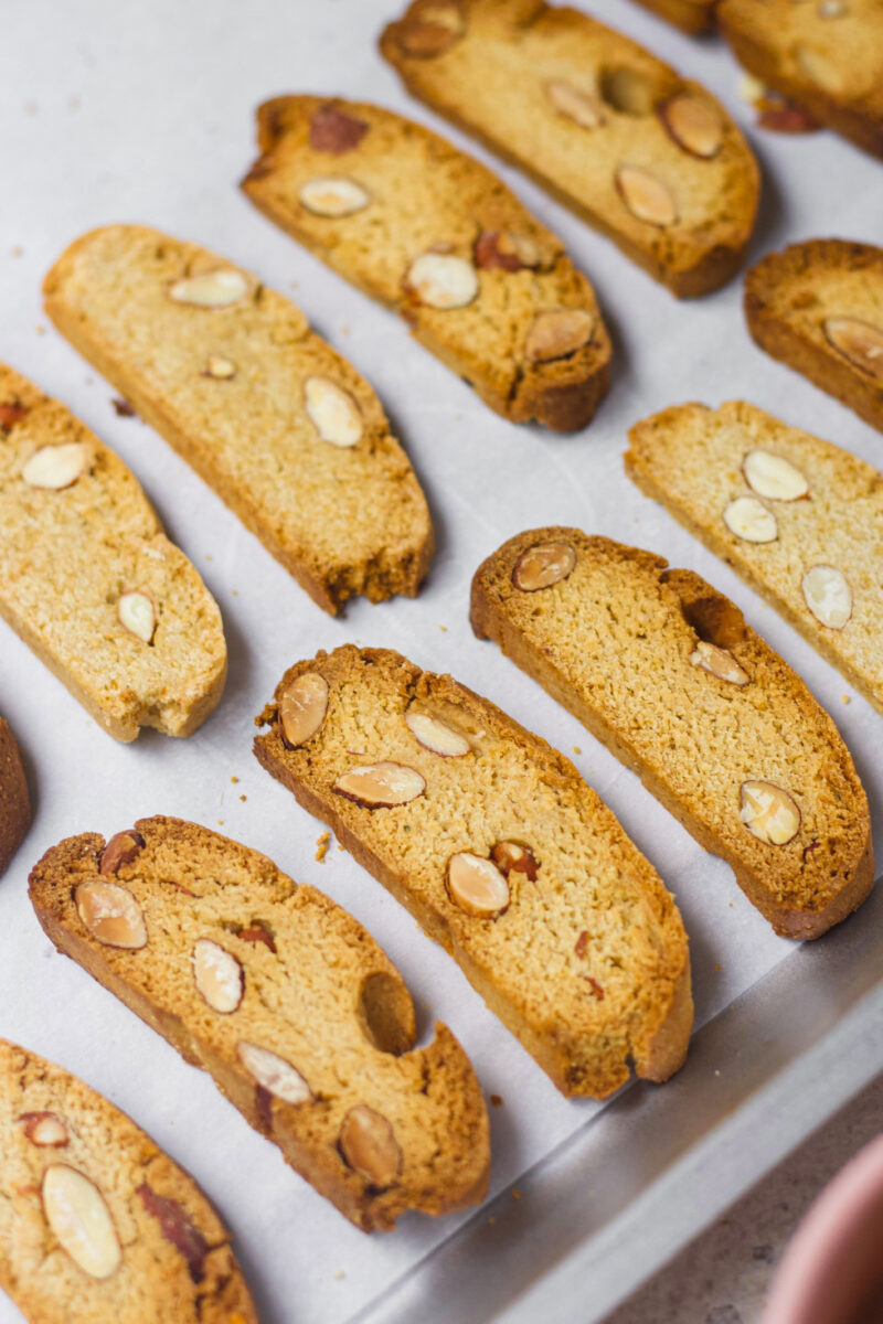 EGGLESS ALMOND BISCOTTI - Bake with Shivesh