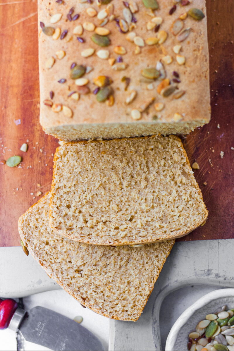 100% WHOLEWHEAT BREAD - Bake with Shivesh