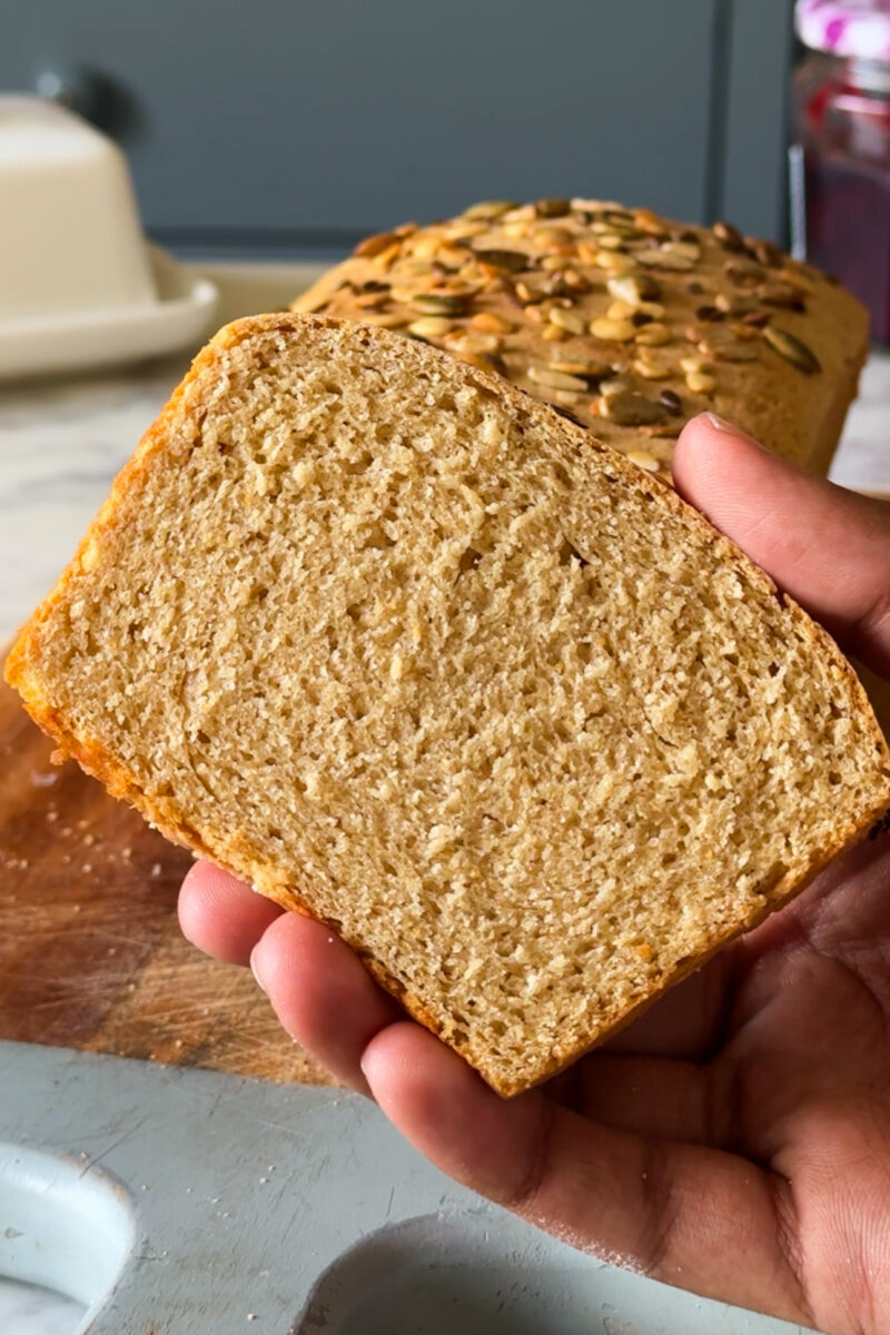 100% WHOLEWHEAT BREAD - Bake with Shivesh