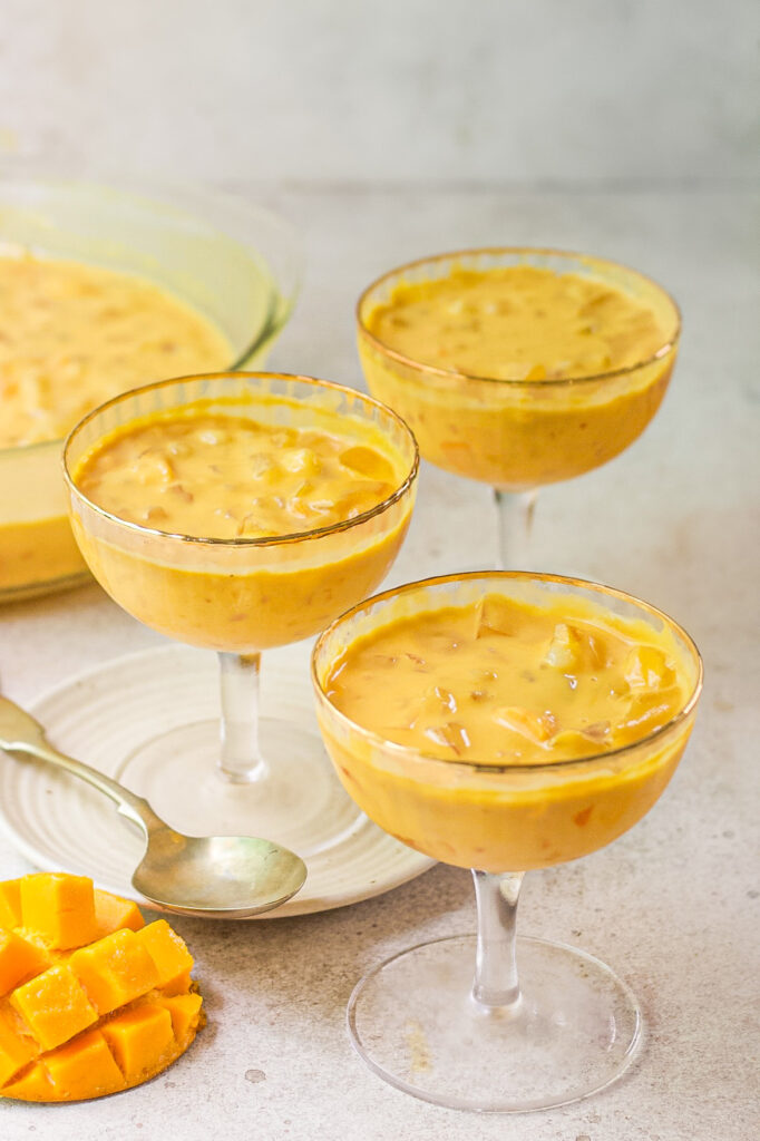 MANGO SAGO PUDDING - Bake with Shivesh