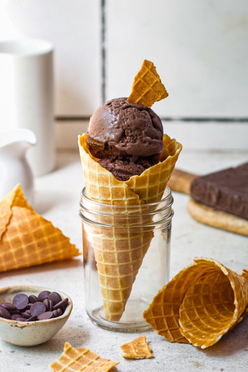 SUGAR-FREE CHOCOLATE ICE CREAM - Bake with Shivesh