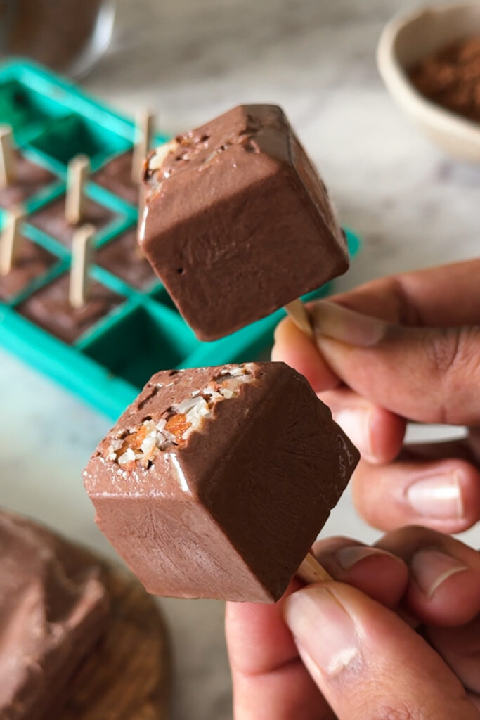 CHOCOLATE KULFI BITES - Bake with Shivesh