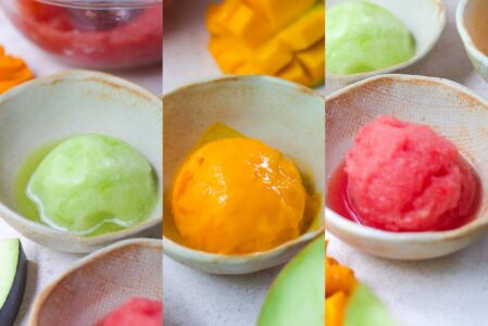 QUICK AND EASY FRUIT SORBET - Bake with Shivesh