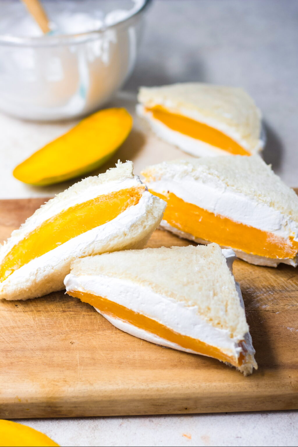3 INGREDIENT JAPANESE MANGO SANDWICH - Bake with Shivesh