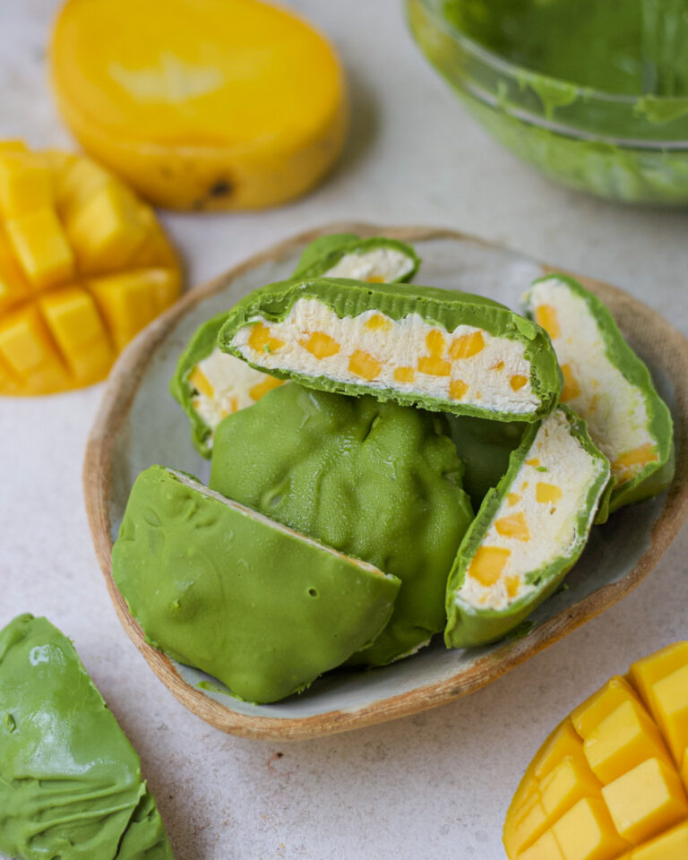 MANGO MATCHA CLUSTERS - Bake with Shivesh