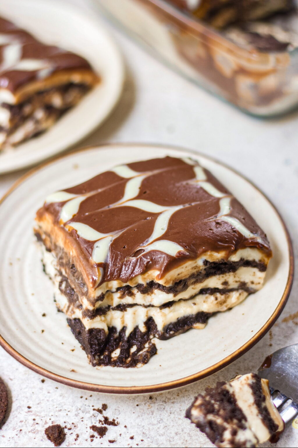 CHOCOLATE BISCUIT MILK PUDDING - Bake with Shivesh