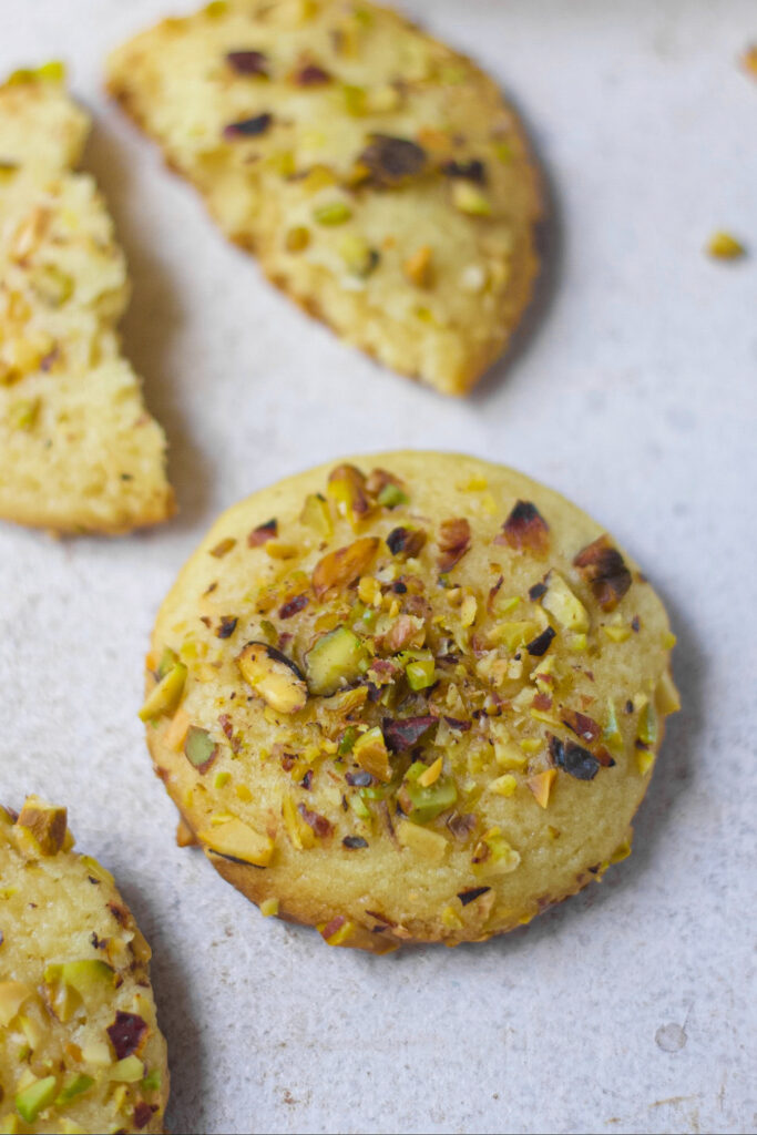 KESAR PISTA COOKIES ON A PAN - Bake with Shivesh