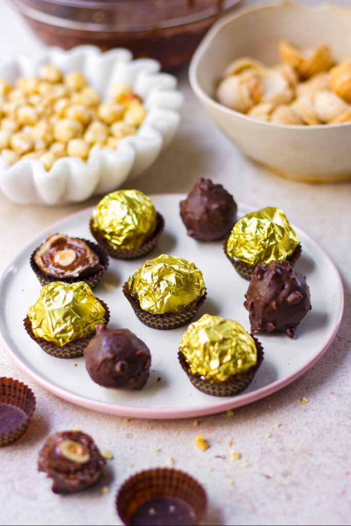 HOMEMADE FERRERO ROCHER - Bake with Shivesh