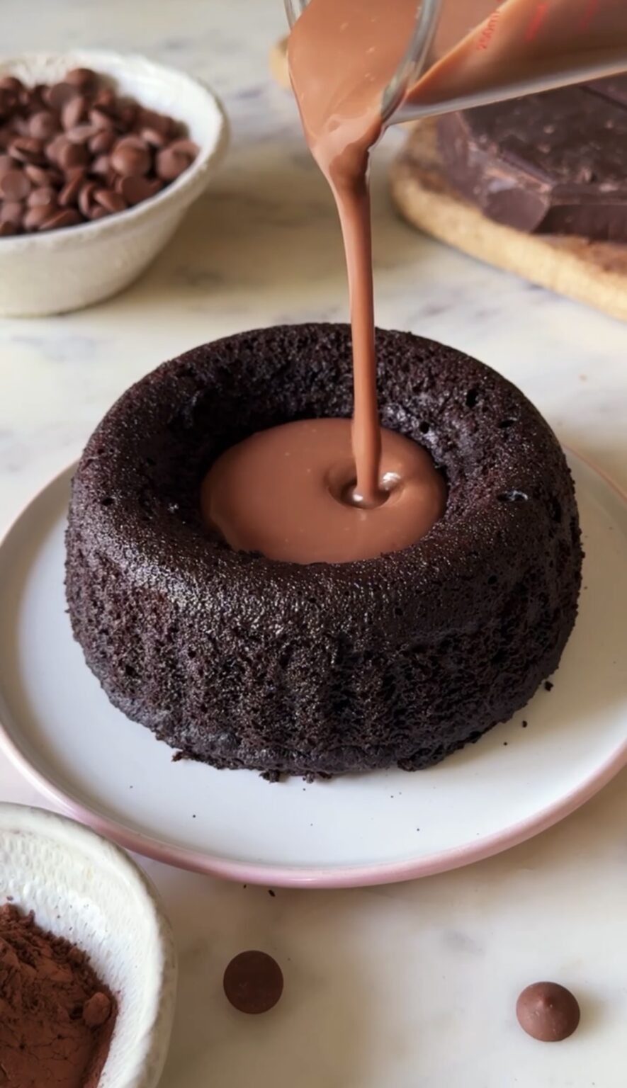 EGGLESS LAVA CAKE - Bake with Shivesh