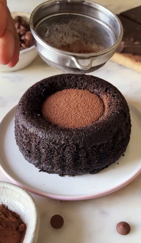 EGGLESS LAVA CAKE - Bake with Shivesh