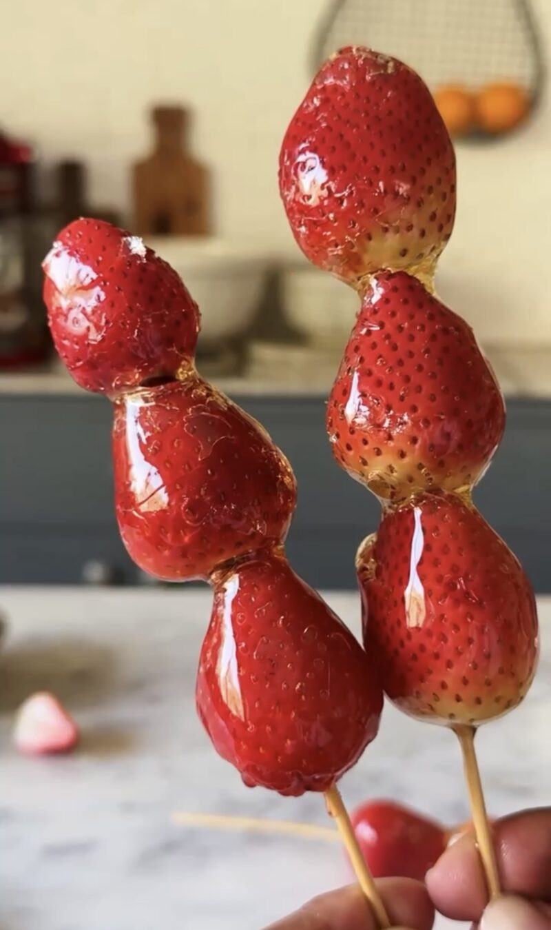 HOW TO MAKE STRAWBERRY TANGHULU AT HOME? - Bake with Shivesh