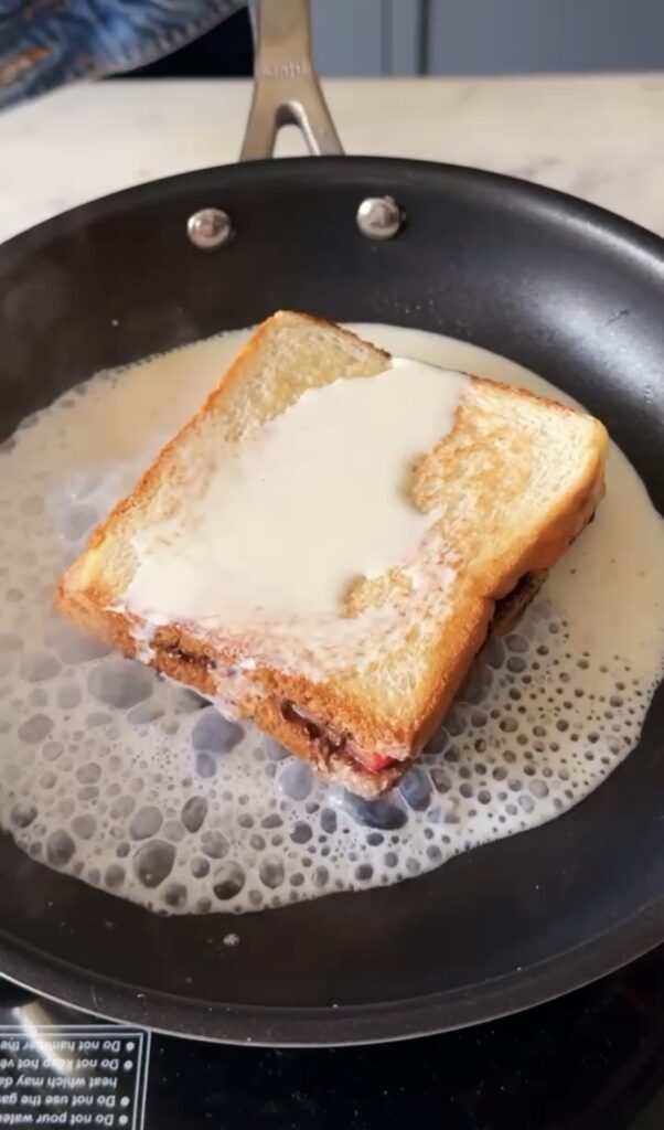 STRAWBERRY NUTELLA MILK TOAST - Bake with Shivesh