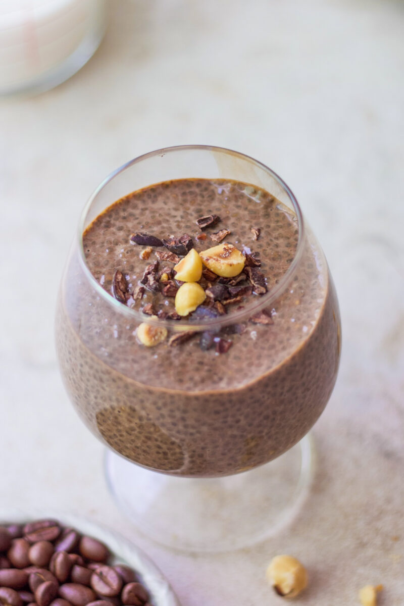 MOCHA CHIA PUDDING - Bake with Shivesh