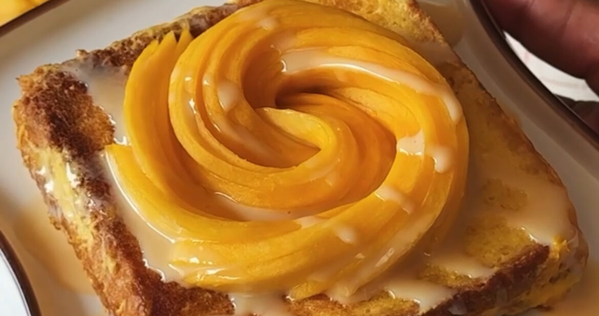 EASY MANGO MILK TOAST - Bake with Shivesh