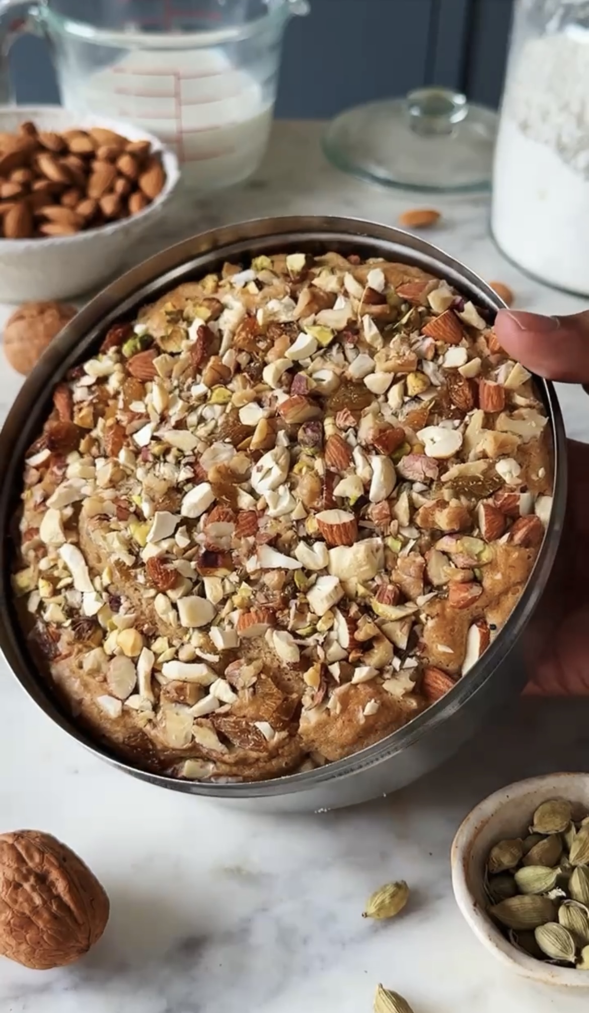 ATTA DRY FRUIT CAKE IN A DABBA - Bake with Shivesh